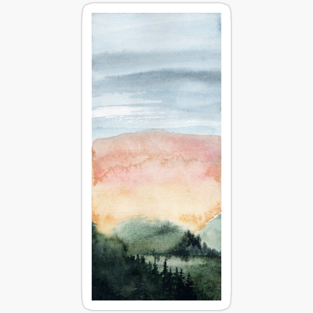 The Dawn Of The Forest Sticker Phone Decal Water Bottle Stickers Car ...