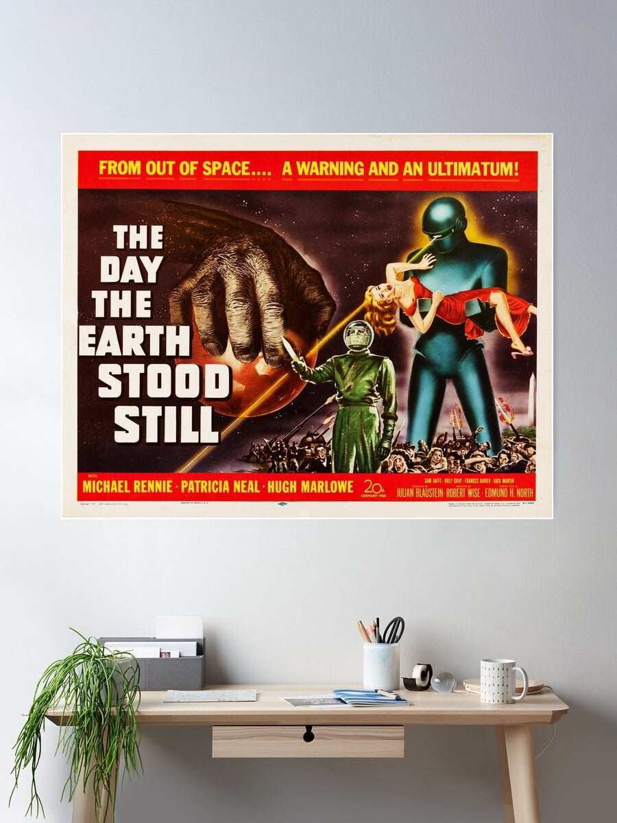 The Day The Earth Stood Still Hollywood Classic Sci Fi Vintage Movie ...