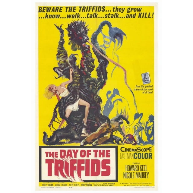 The Day of the Triffids (1963) 27x40 Movie Poster - Walmart.com