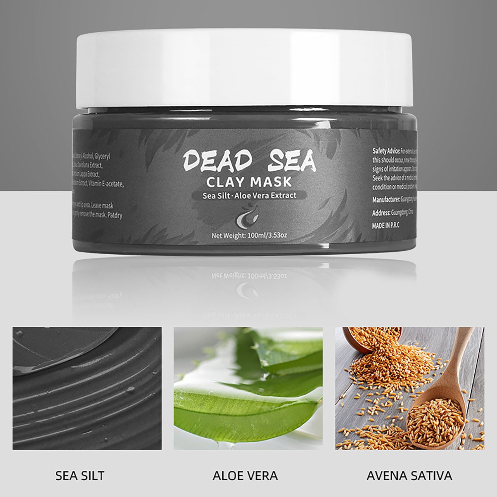The Dead Sea Water Moistening And Cleaning Mud Film Is Fine In Texture ...