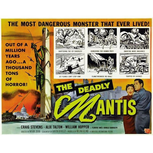 The Deadly Mantis Bottom Right From Left: Alix Talton Craig Stevens ...