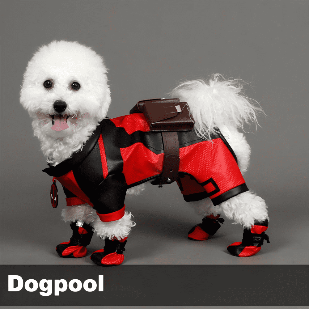 The Deadpool 3 Dogpool Suit,Halloween Cosplay Costume for Pet - Walmart.com