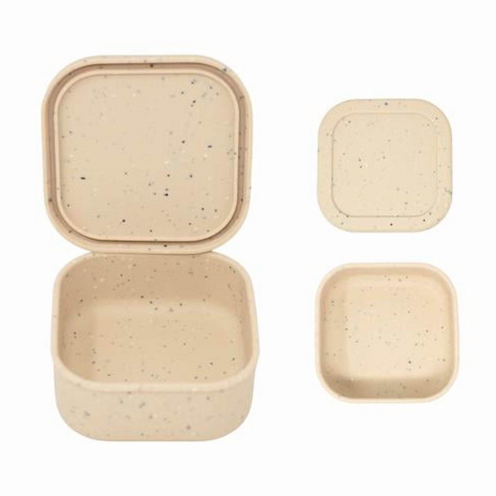 The Dearest Grey Leak Proof Silicone Smalls Bento Lunch Box Microwave ...