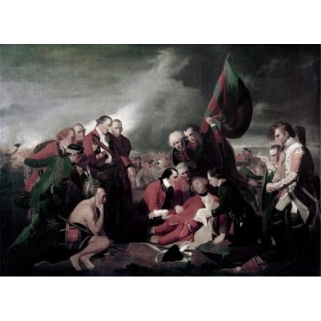The Death of General Wolfe at Quebec by Benjamin West 1738-1820 Poster ...