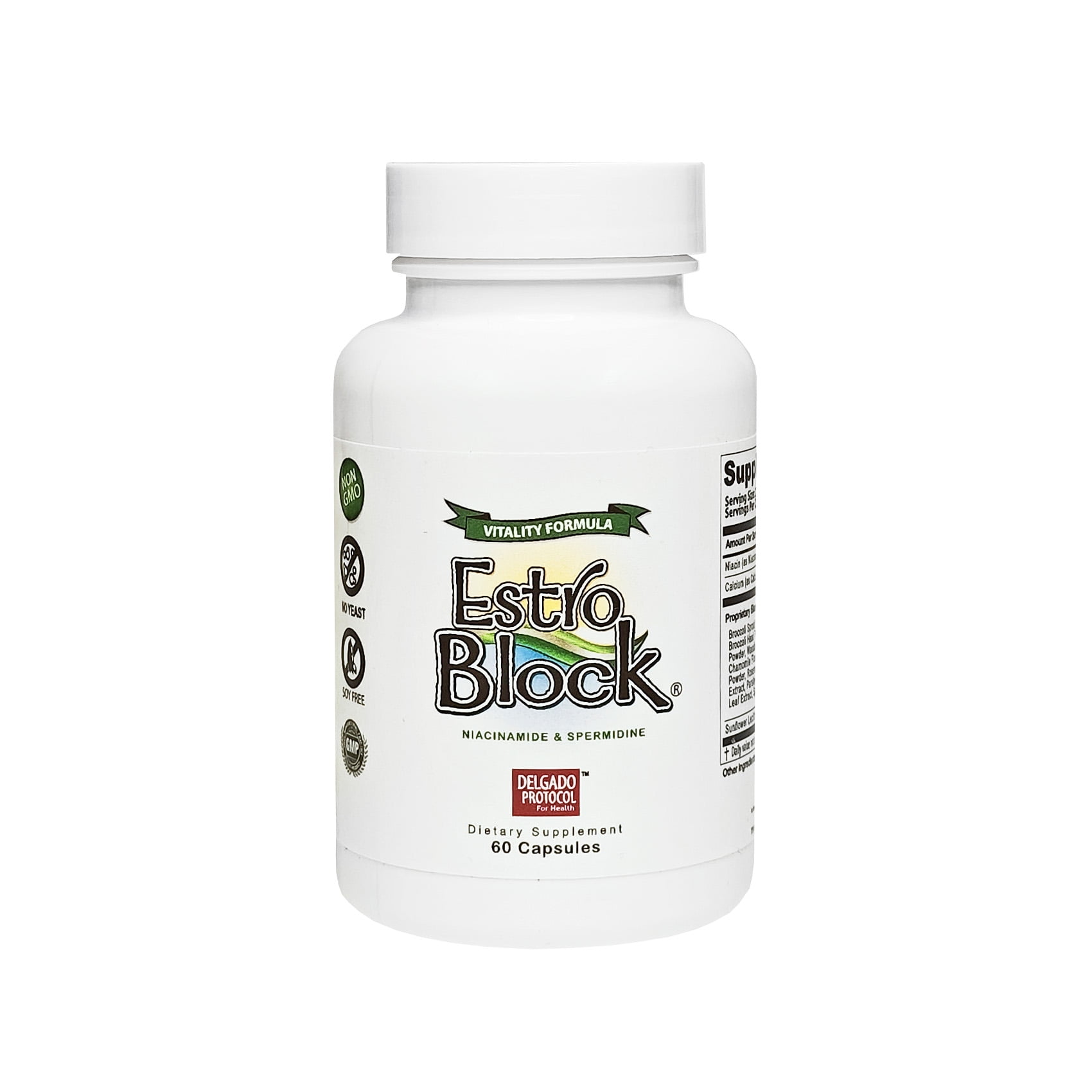 The Delgado Protocol EstroBlock Vitality Antioxidant Detox Supplement - Walmart.com
