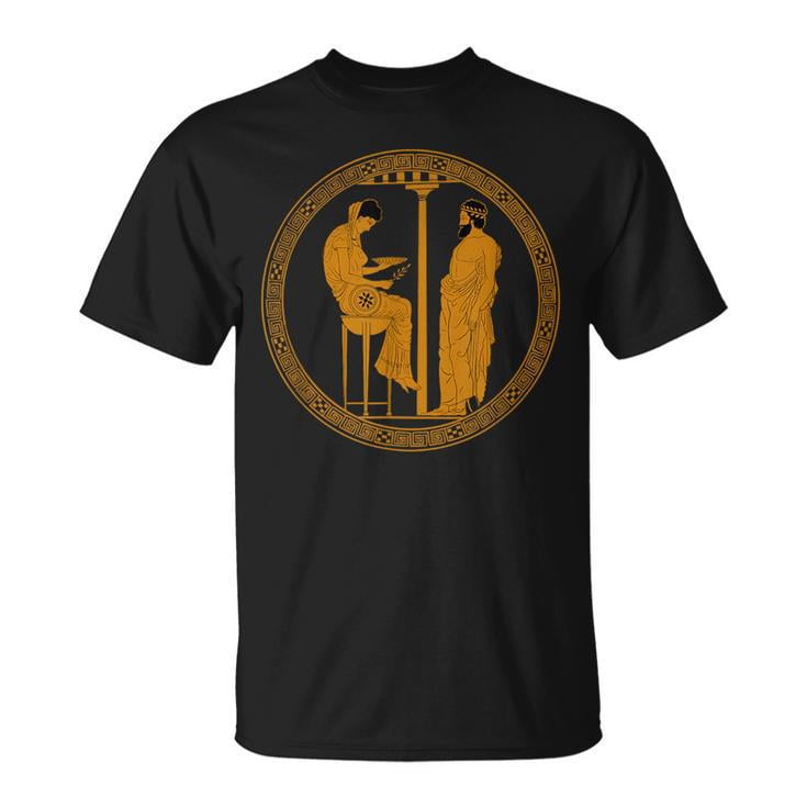 The Delphic Oracle King Aigeus in Front of the Pythia T-Shirt – Ancient ...