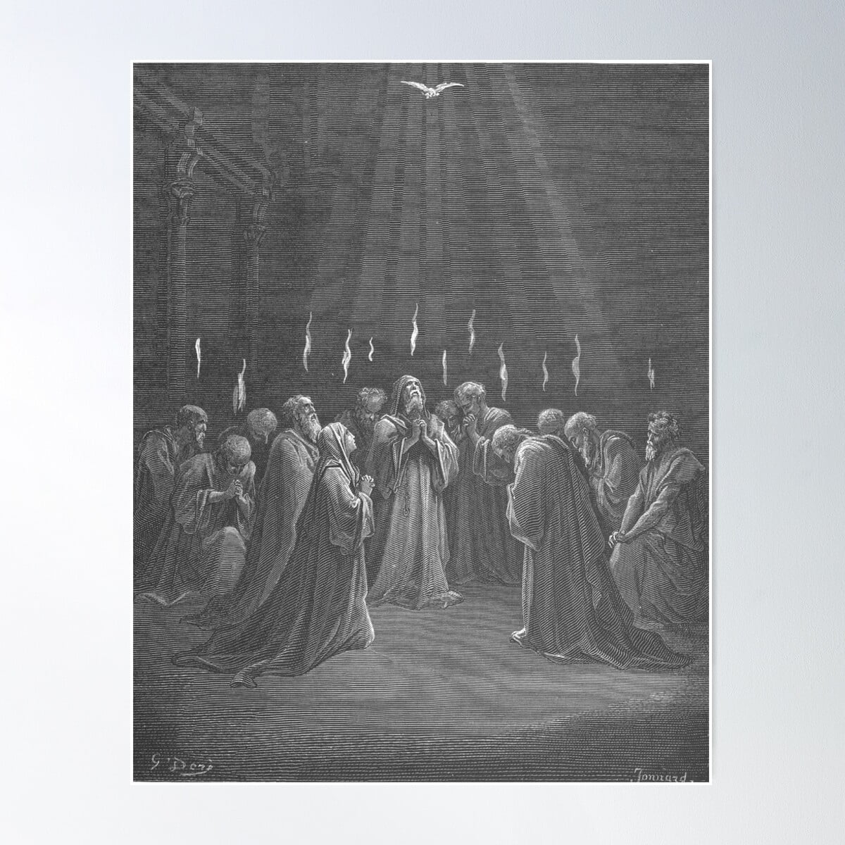 The Descent Of The Holy Spirit On The Disciples (1866) - Gustave Doré ...
