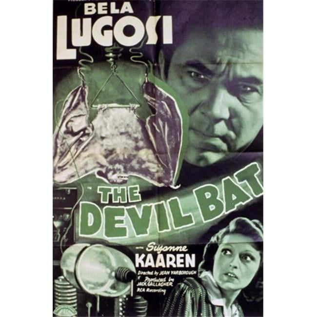 The Devil Bat Movie Poster - 11 x 17 in. - Walmart.com
