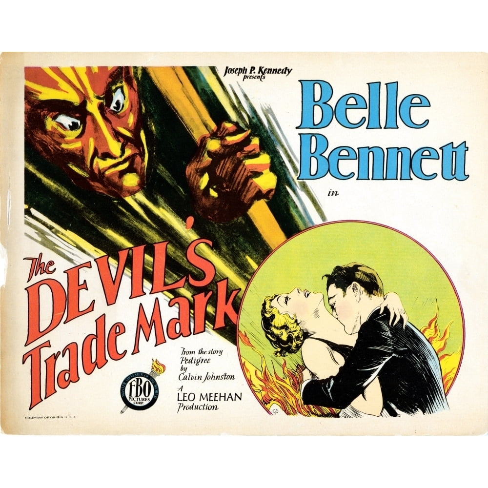 The Devil'S Trademark Lobbycard Belle Bennett (Bottom Left) 1928. Movie ...