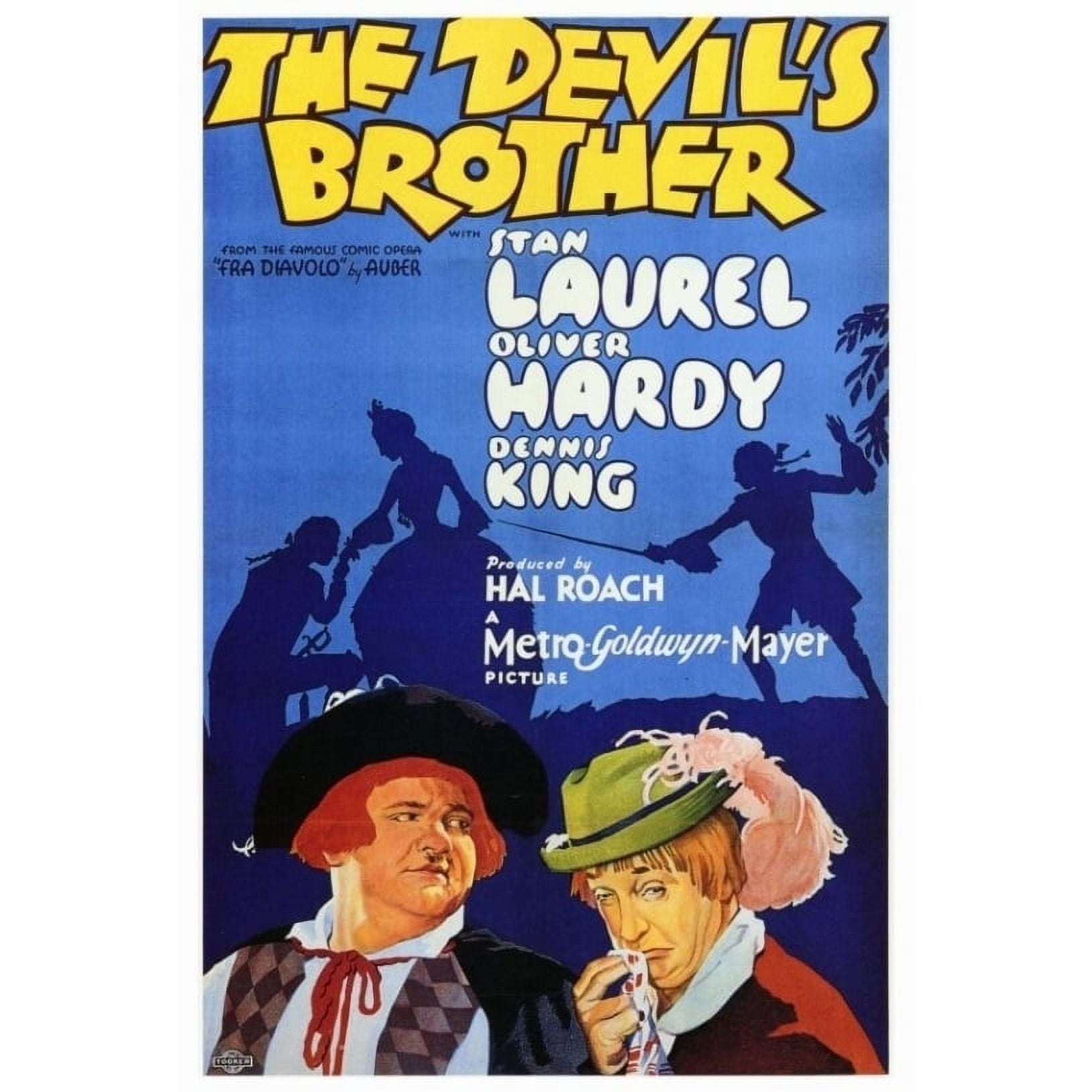 The Devil's Brother Movie Poster Print (27 x 40) - Walmart.com