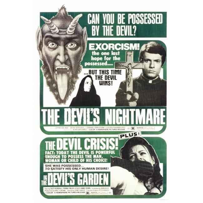 The Devils Nightmare the Devils Garden Combo Movie Poster - 27 x 40 in. - Walmart.com