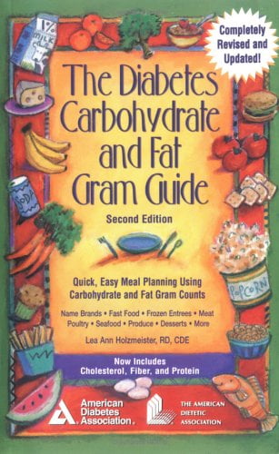 Pre-Owned The Diabetes Carbohydrate and Fat Gram Guide (Diabetes ...