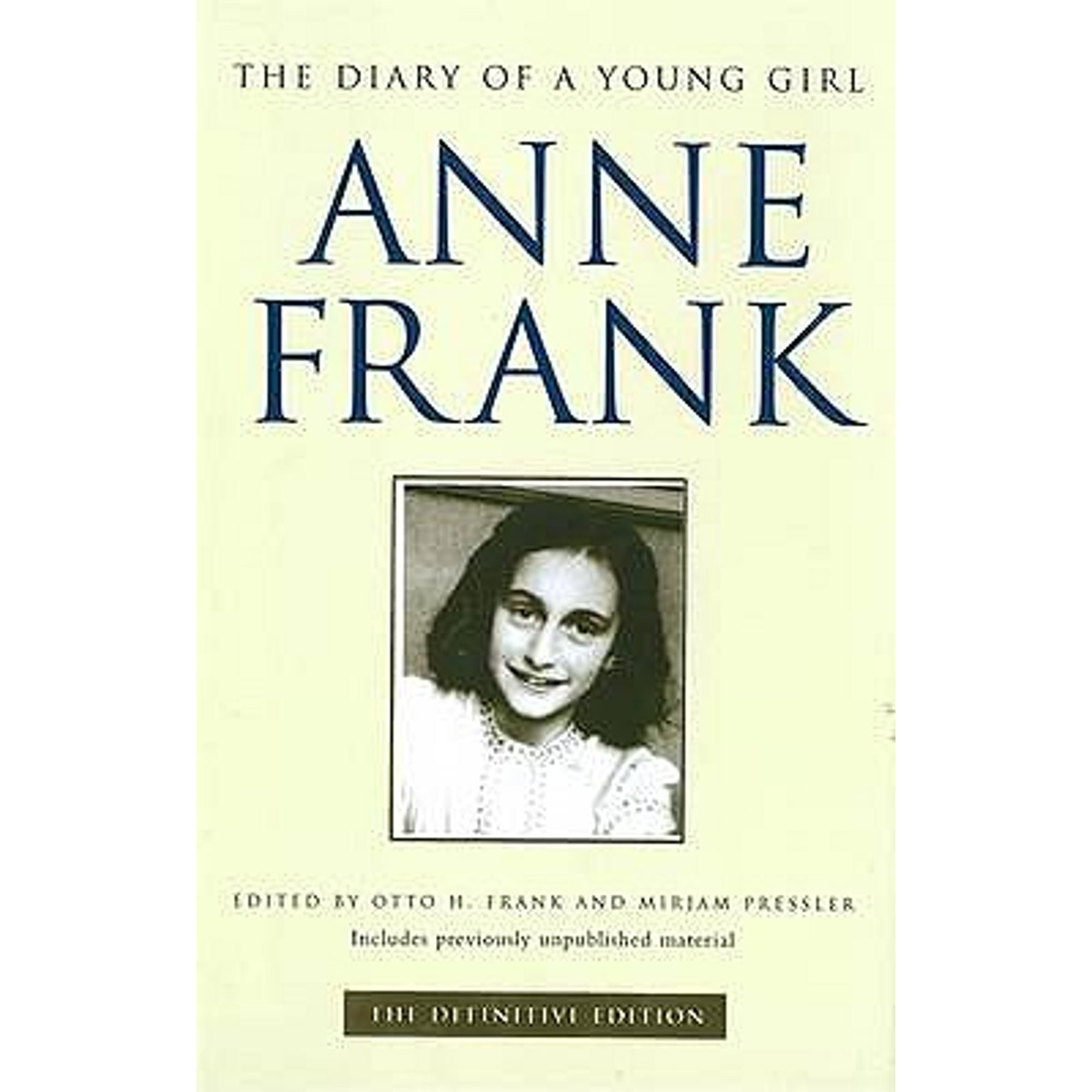Pre-Owned The Diary of a Young Girl: Anne Frank (Definitive Edition ...