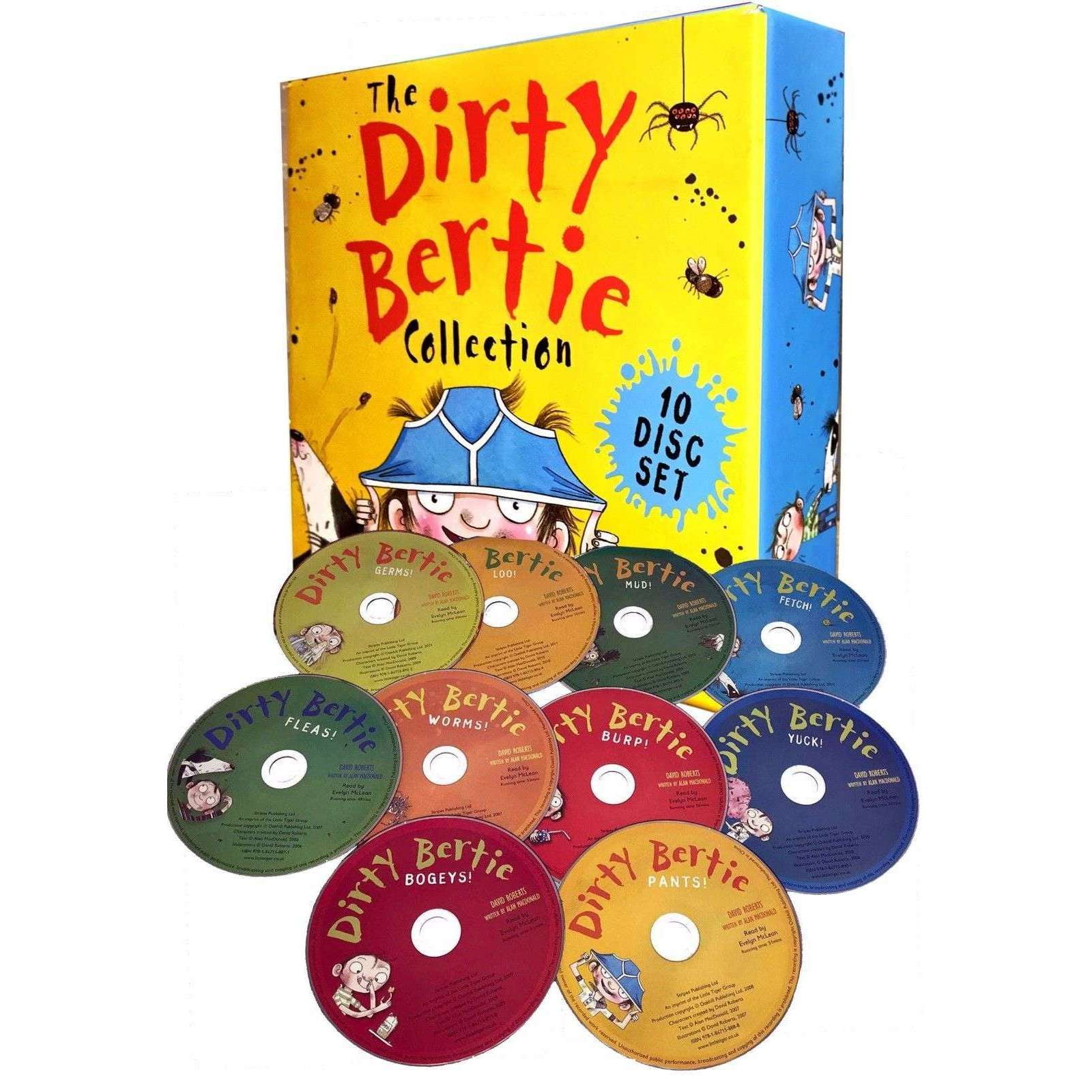 Dirty Bertie Audio Books Collection 10 CD Box Set David Roberts ...