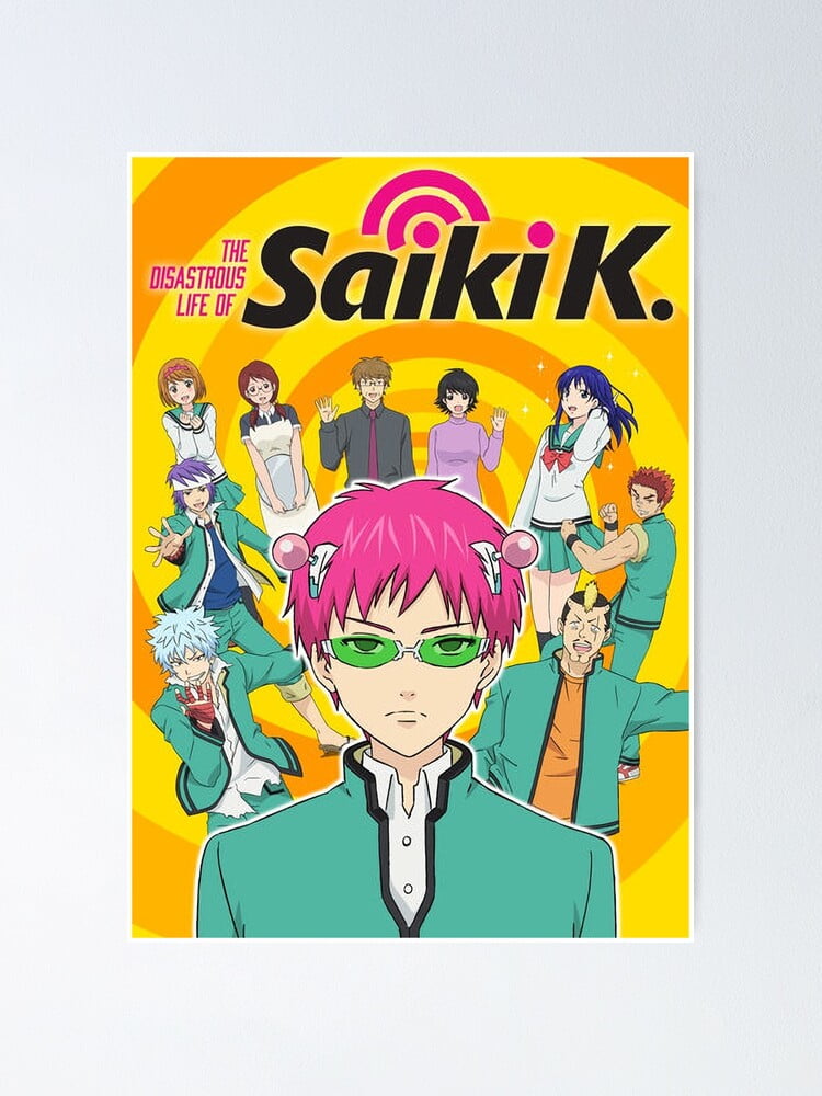 The Disastrous Life of Saiki K. Poster Designs Canvas Poster Decor ...