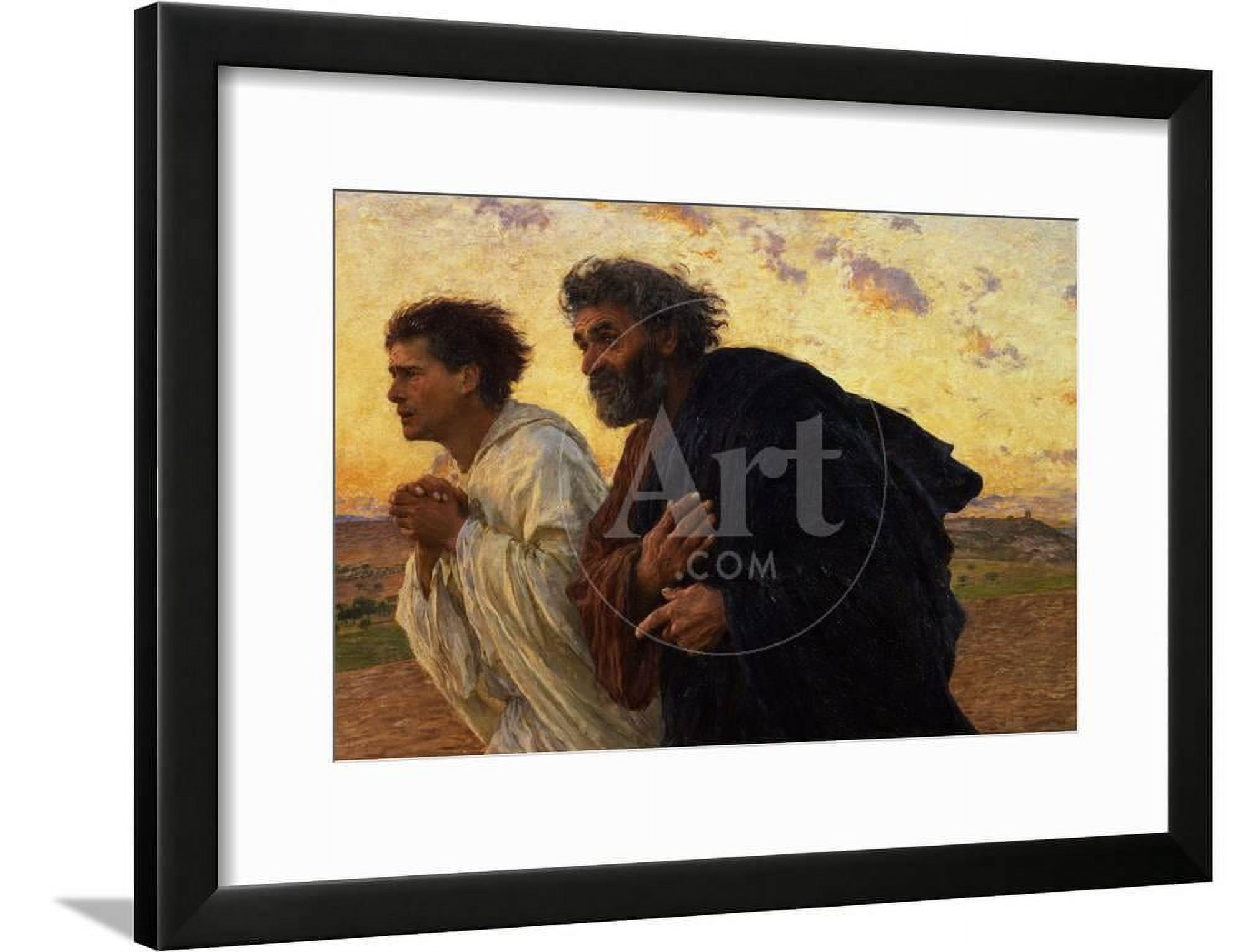 The Disciples Peter and John Running to Sepulchre on the Morning of the ...