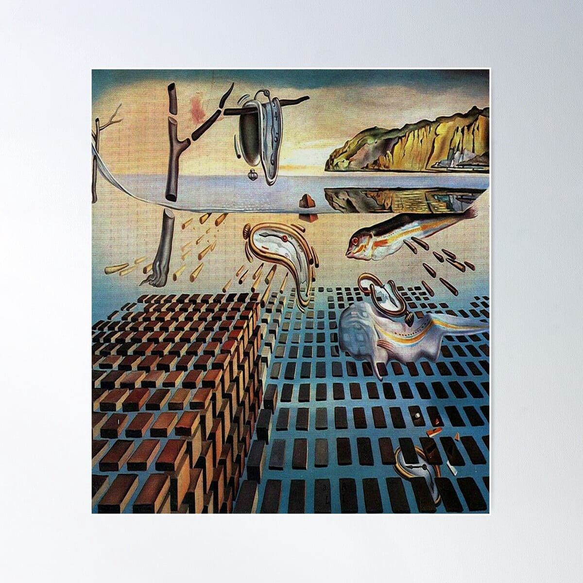The Disintegration Of The Persistence Of Memory-Salvador Dali Poster ...
