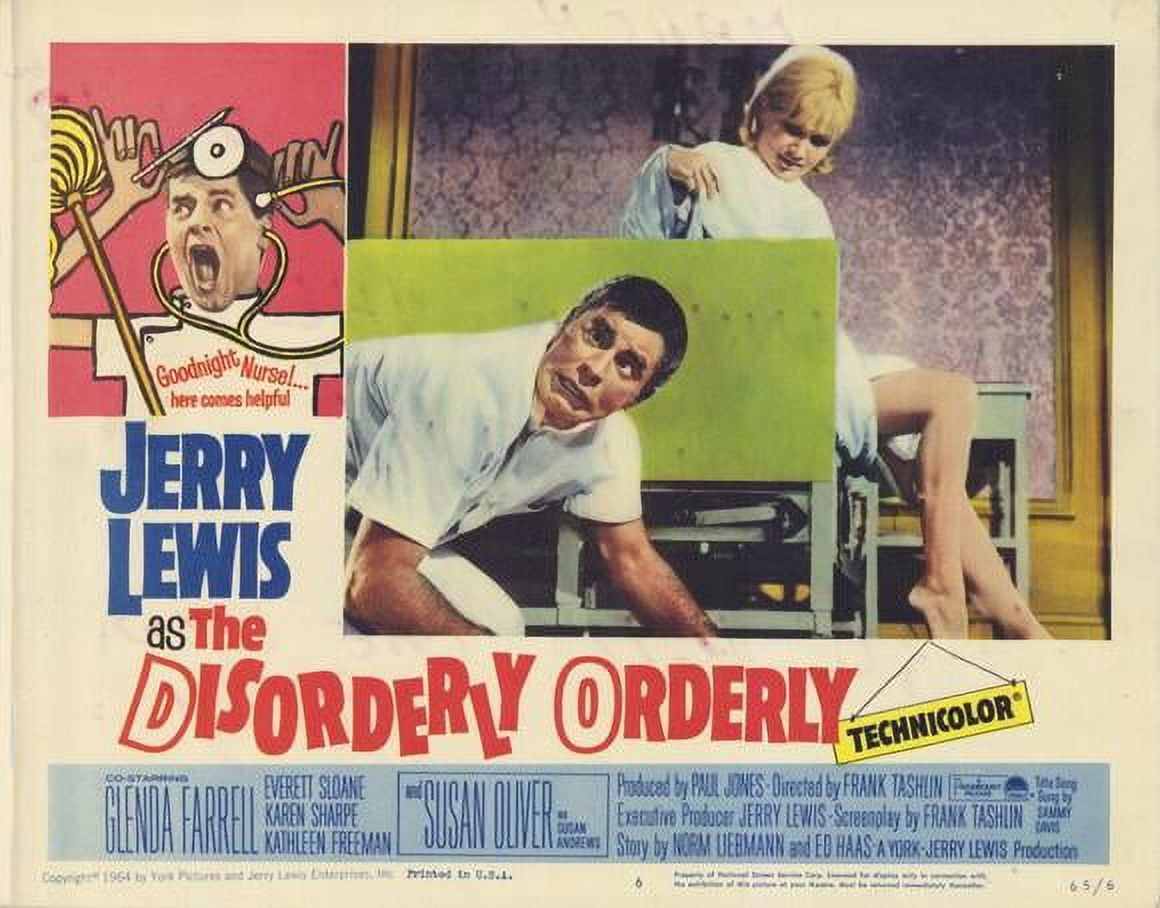 The Disorderly Orderly - movie POSTER (Style F) (11" x 14") (1965 ...