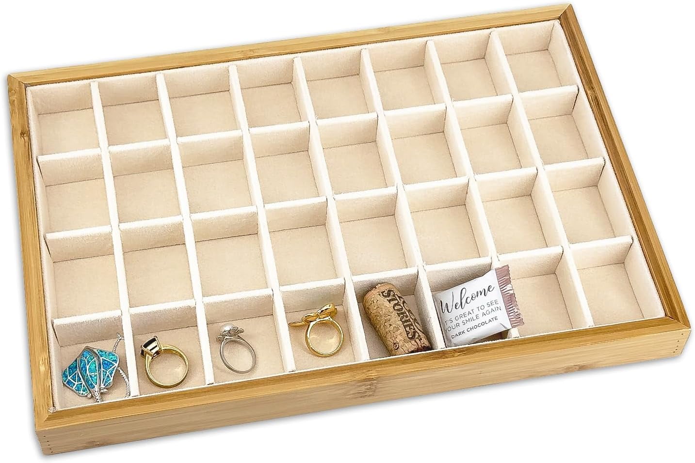 The Display - Stackable Jewelry Tray and Organizer - for Drawers ...