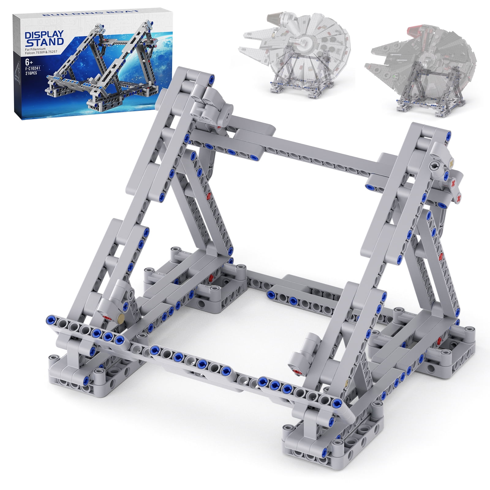 The Display Stand Building Bricks Kit for 75389&75257 Model,Space Ship ...