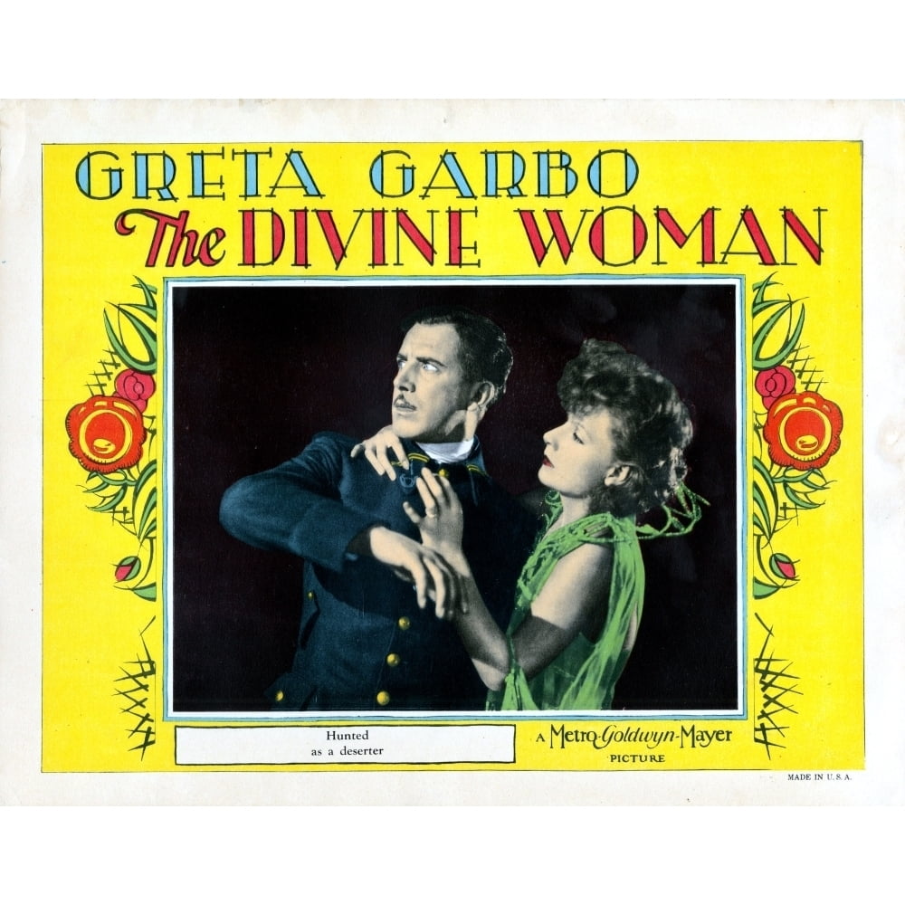 The Divine Woman Lobbycard From Left: Lars Hanson Greta Garbo 1928 ...