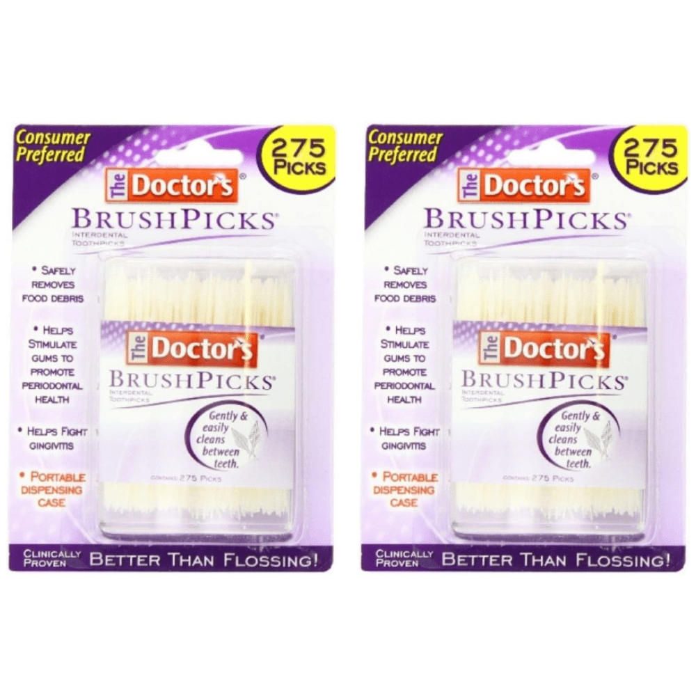 Doctor's BrushPicks Interdental Toothpicks, Dental Picks Brush for ...