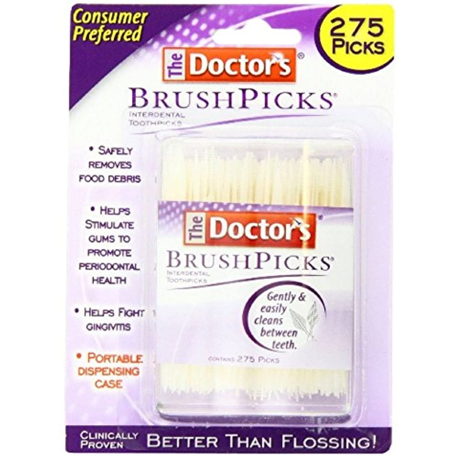 The Doctor's Interdental Toothpicks Pack of 1 for Gum Health and ...