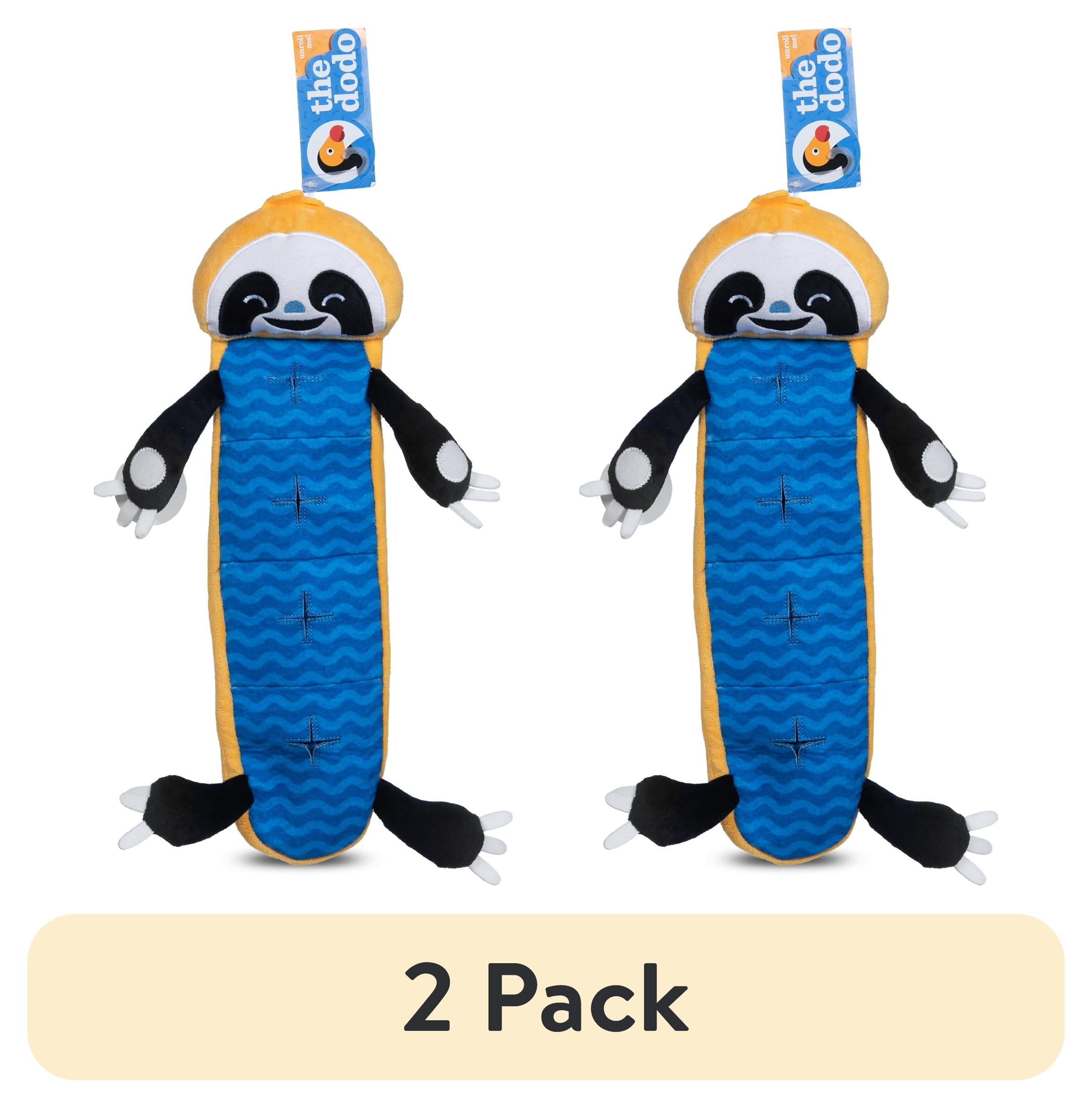 (2 pack) The Dodo Roll-up Sloth Pocket Puzzle for Dogs - Walmart.com