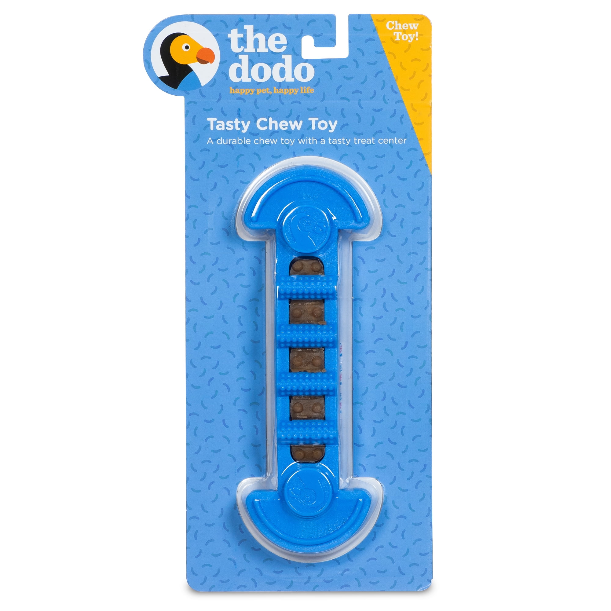 The Dodo Textured Dental Chew Toy with Yummy Veggie based Flavor Center ...