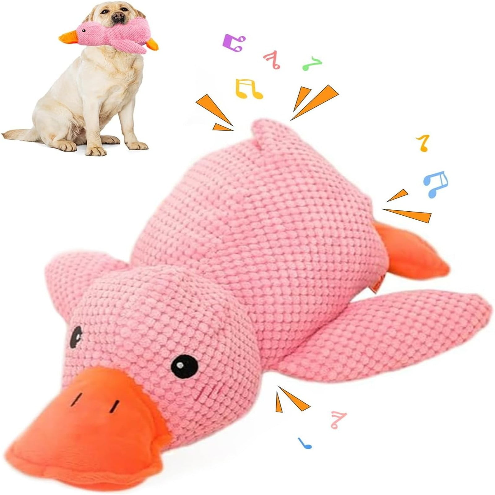 The Dog Calming Quack Toy, Interactive & Durable Dog Toy for Chewing ...