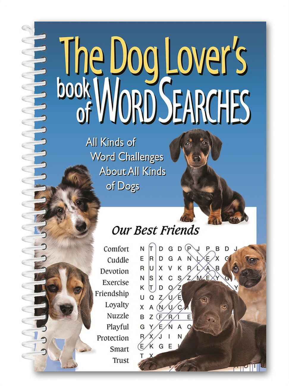 The Dog Lover's Book of Word Searches, (Spiral-Bound) - Walmart.com