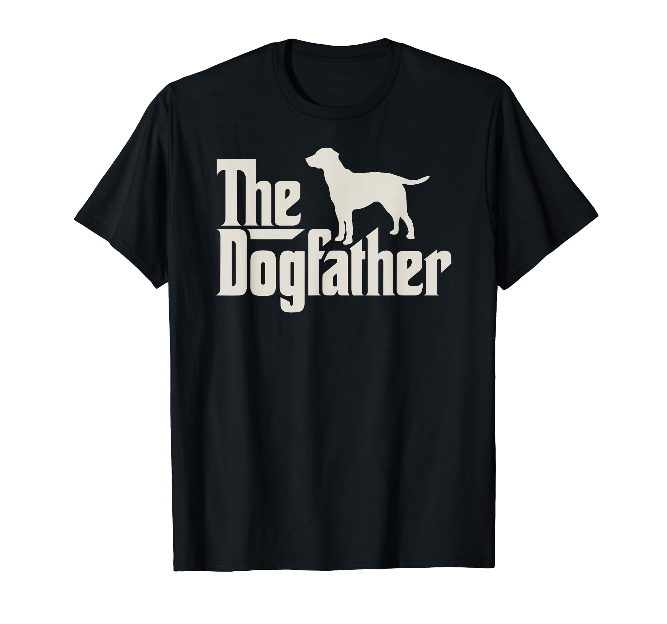 The Dogfather Labrador Funny Dog Owner Shirt Black T-Shirt - Walmart.com