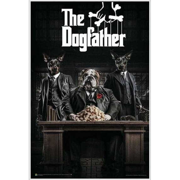 The Dogfather by Daveed Benito Poster - 24.5 " x 36.5" Laminated ...