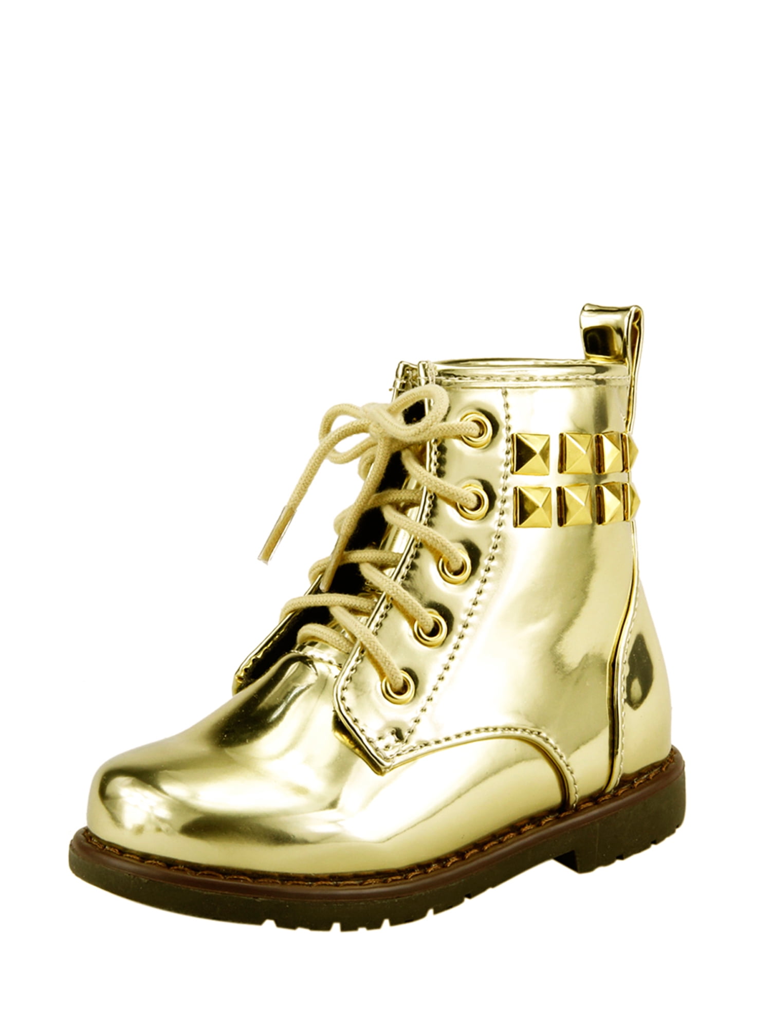 The Doll Maker Metallic Mirrow Effect Bootie-TD1631701C-9 - Walmart.com