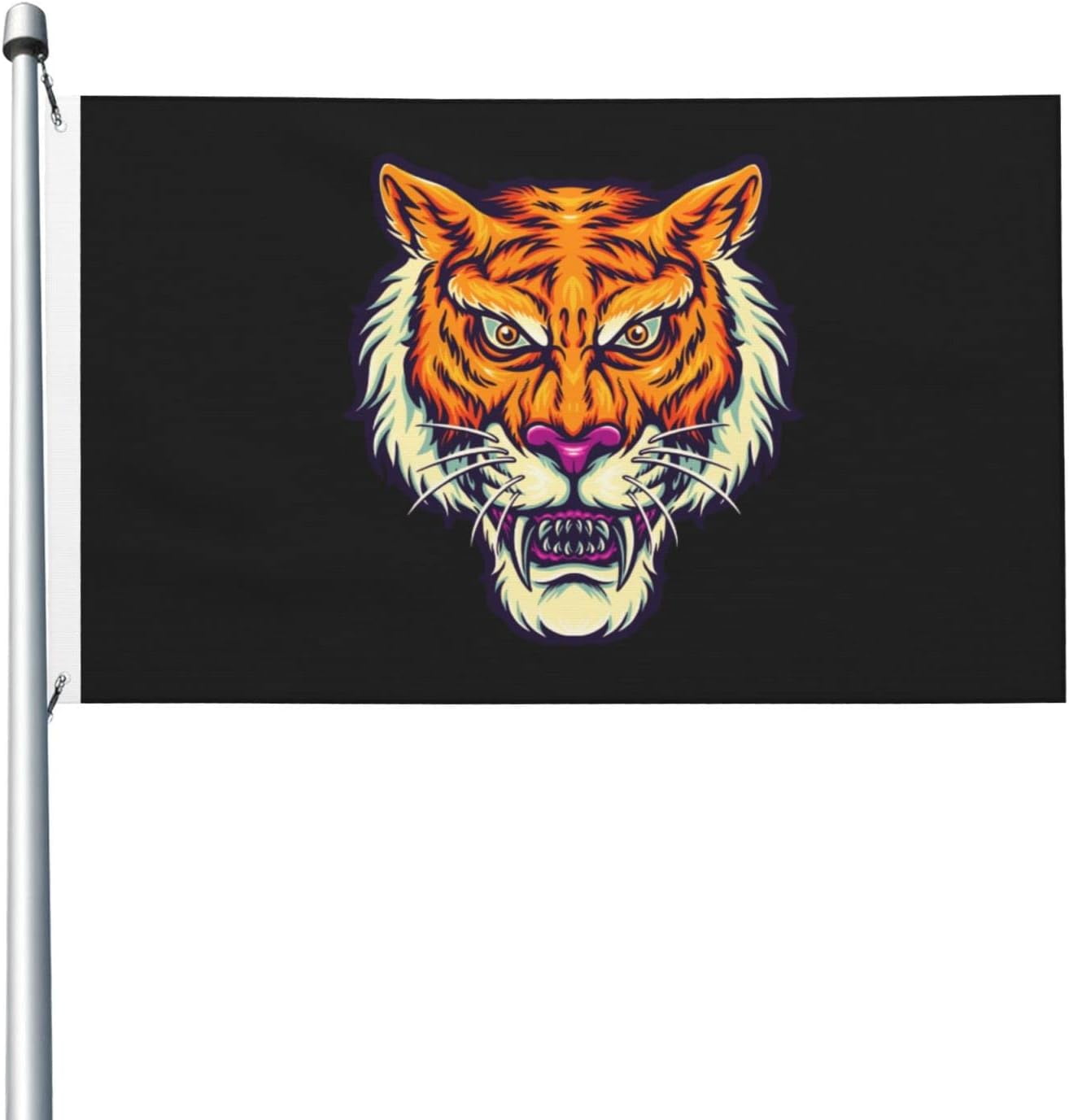 The Dominant Tiger Head Flags 3x5 Ft Double Sided Flag Durable Outdoor ...