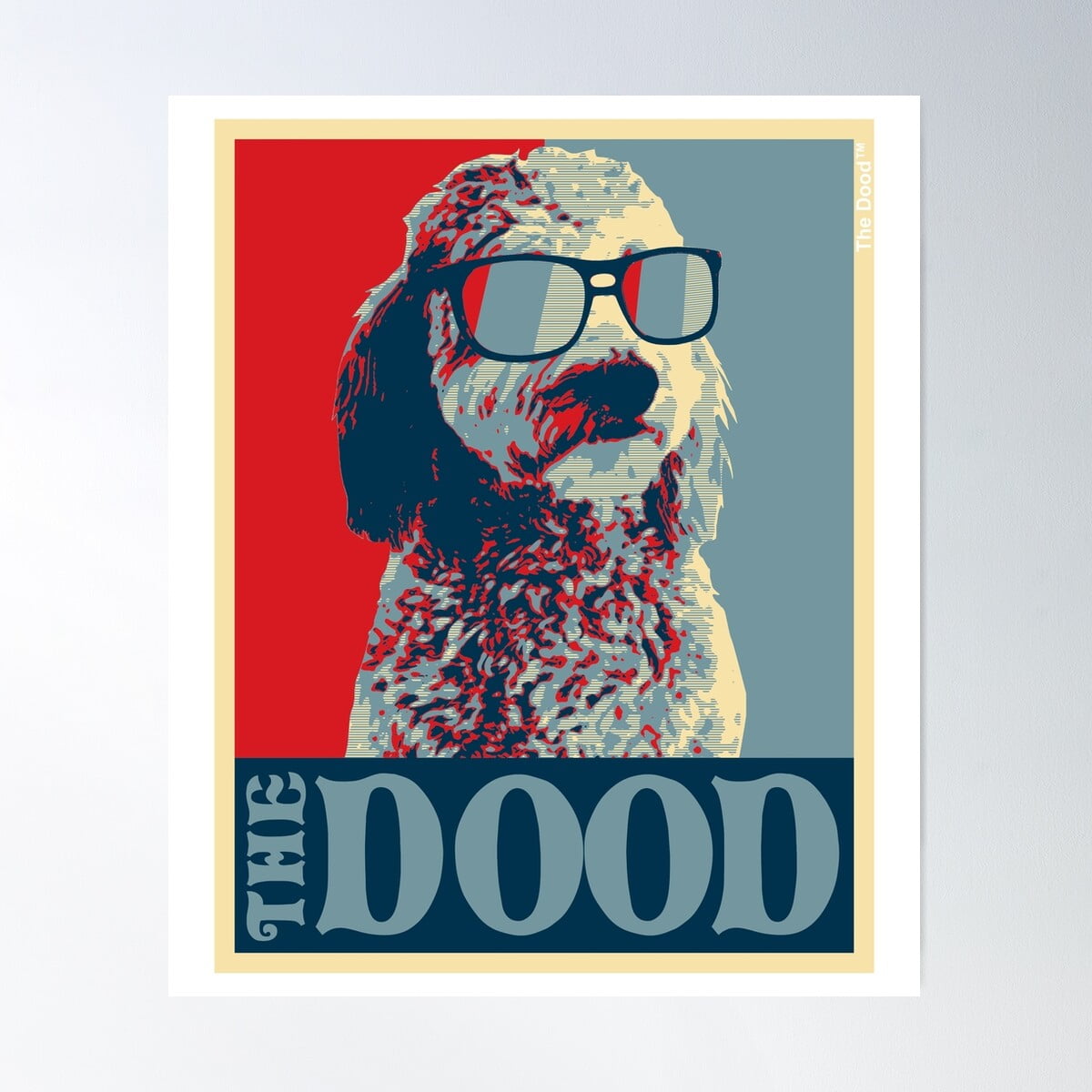 The Dood Goldendoodle Collection Poster Wall Art, Modern Wall Decor For ...