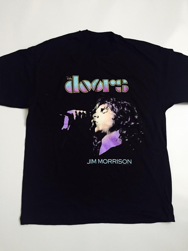 The Doors Jim Morrison Dance On Fire Vintage 1990 T-Shirt Rock Tee Shirt - Walmart.com