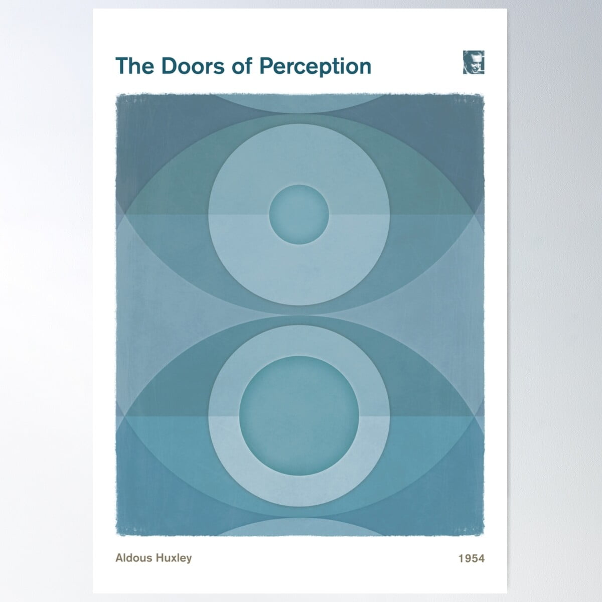 The Doors Of Perception, Aldous Huxley Psychedelia Art For Book Lovers ...