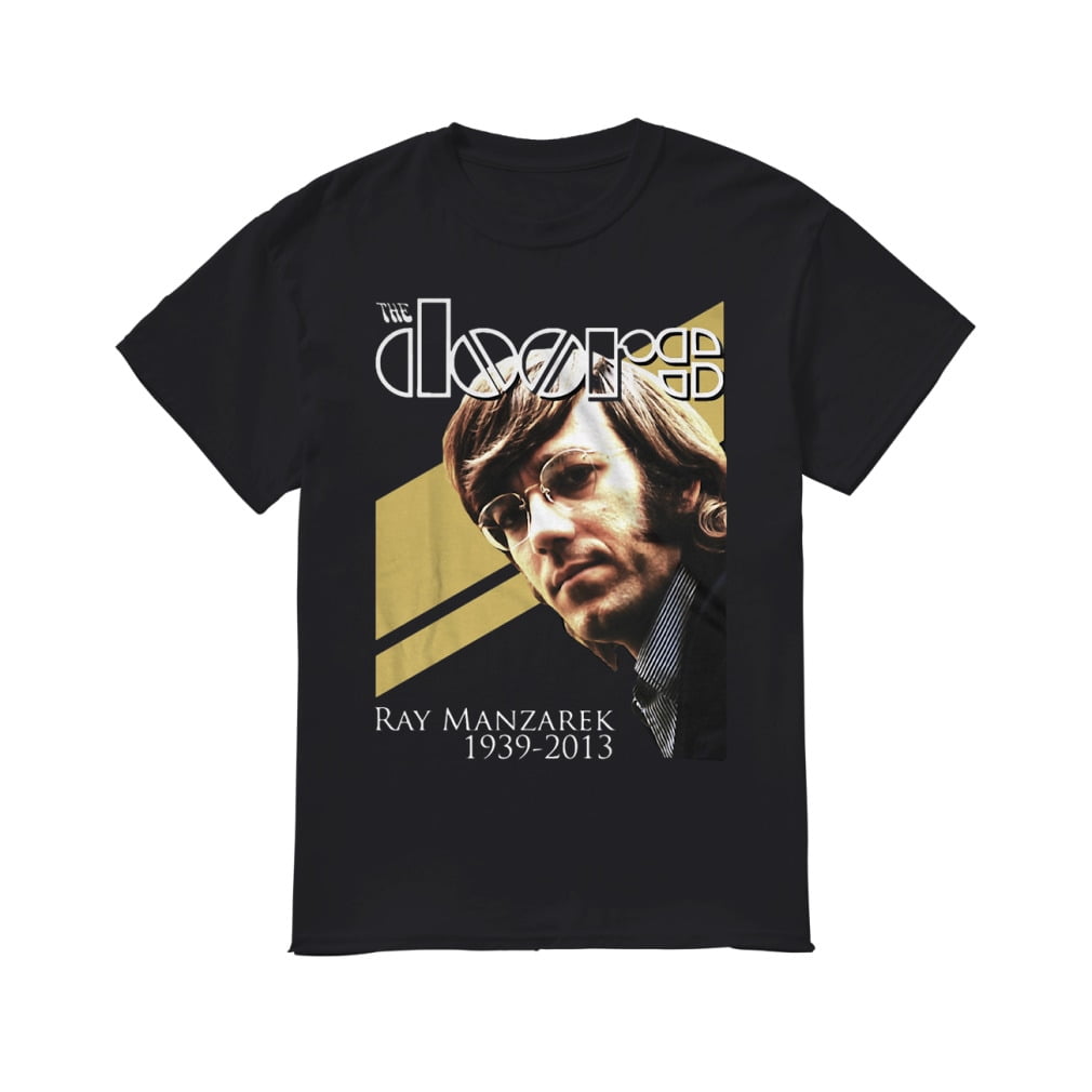 The Doors Ray Manzarek Short Sleeve Black Full Size Men Women Tee Shirt ...