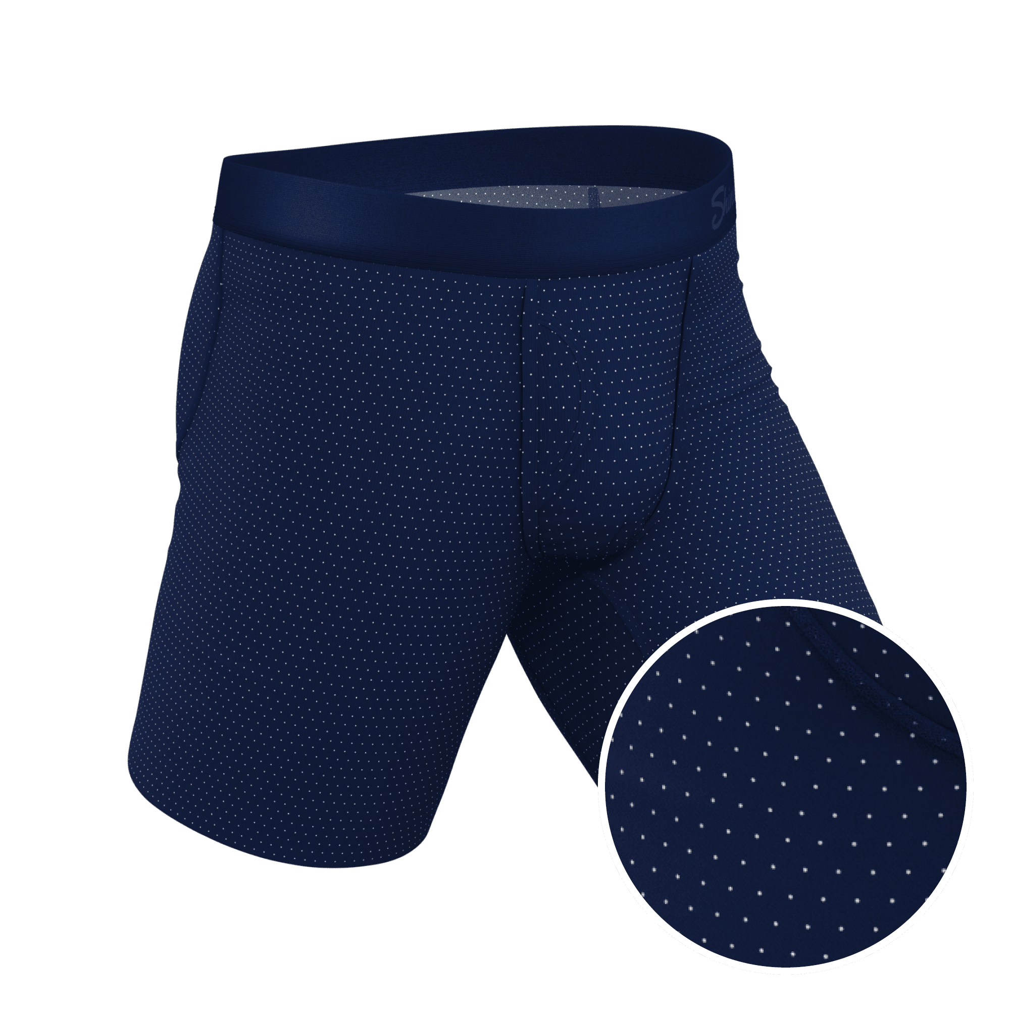 The Dot Your Thighs - Shinesty Micro Dots Long Leg Ball Hammock Pouch ...