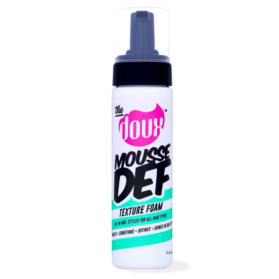 The Doux, Mousse Def Texture Foam, 7oz, for Curl & Straight Styles ...