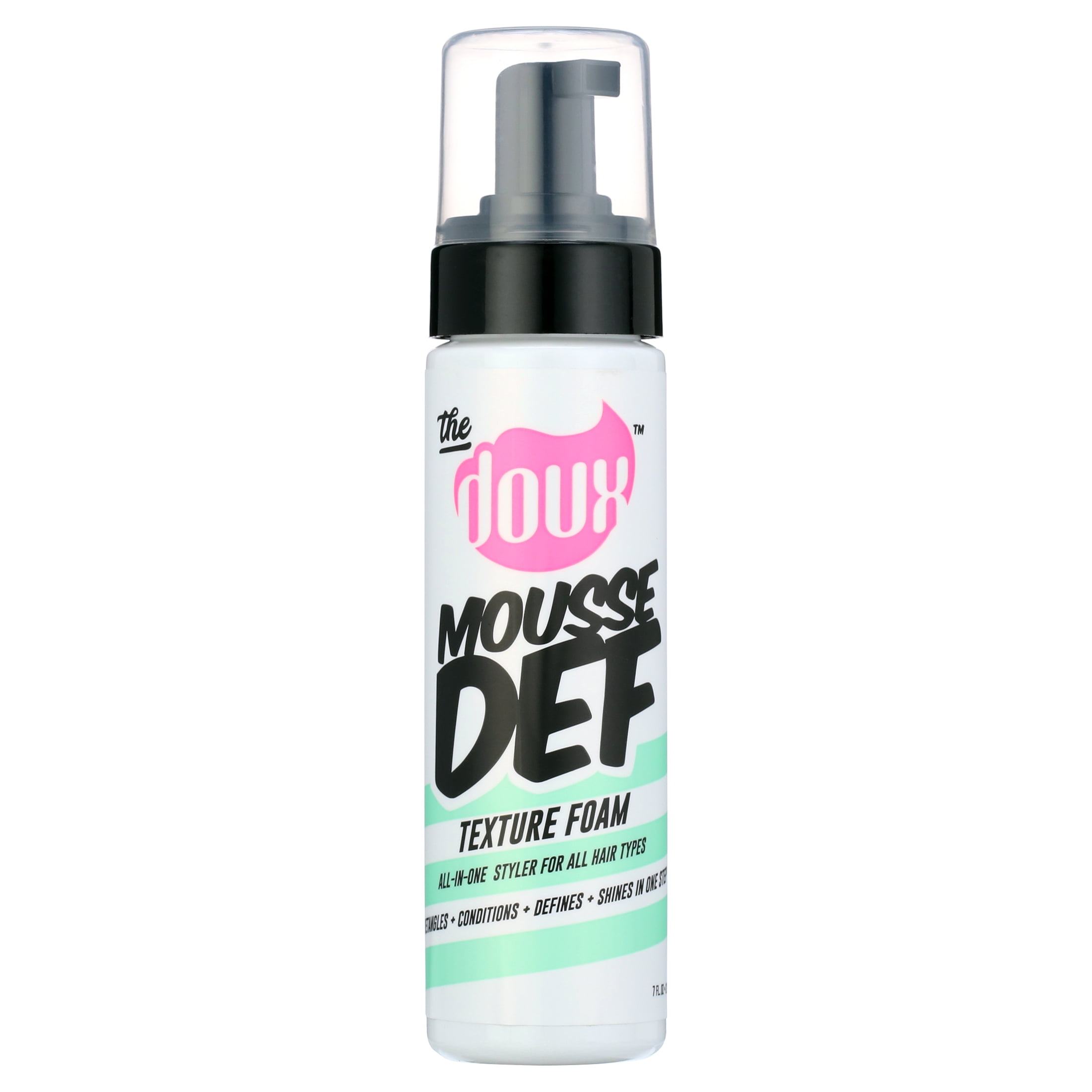 The Doux Mousse Def Texture Foam 7oz., Curly Hair, Conditioning ...