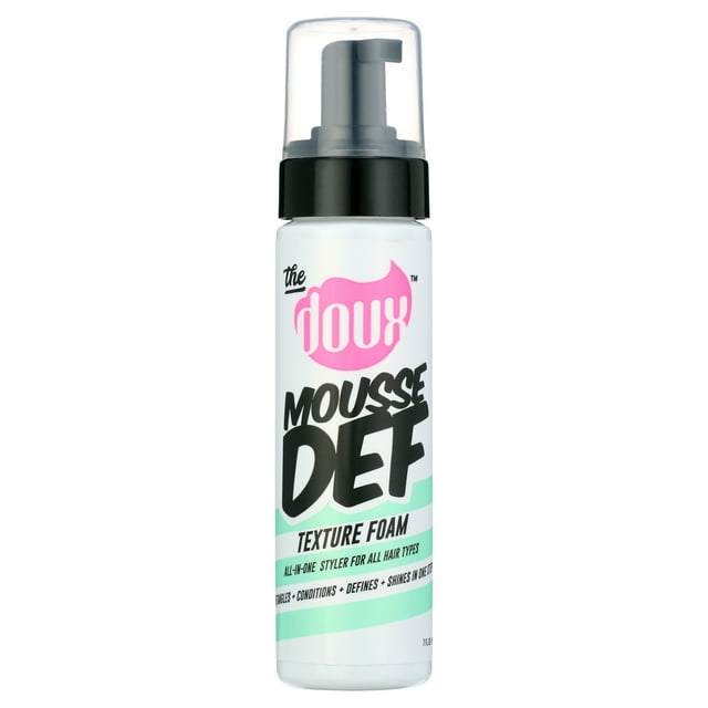 The Doux Mousse Def Texture Foam 7oz., Curly Hair, Conditioning ...