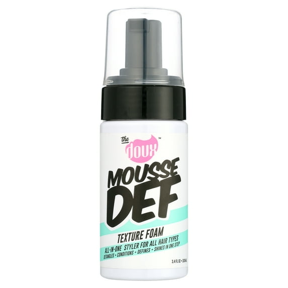 The Doux Mousse Def Texture Foam, Curly Hair Moisturizing Trial Size, 3 ...