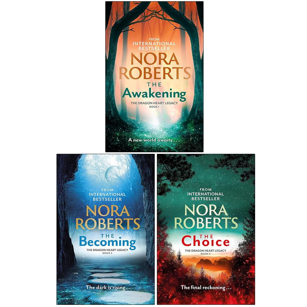The Dragon Heart Legacy Series 3 Books Collection Set By Nora Roberts ...