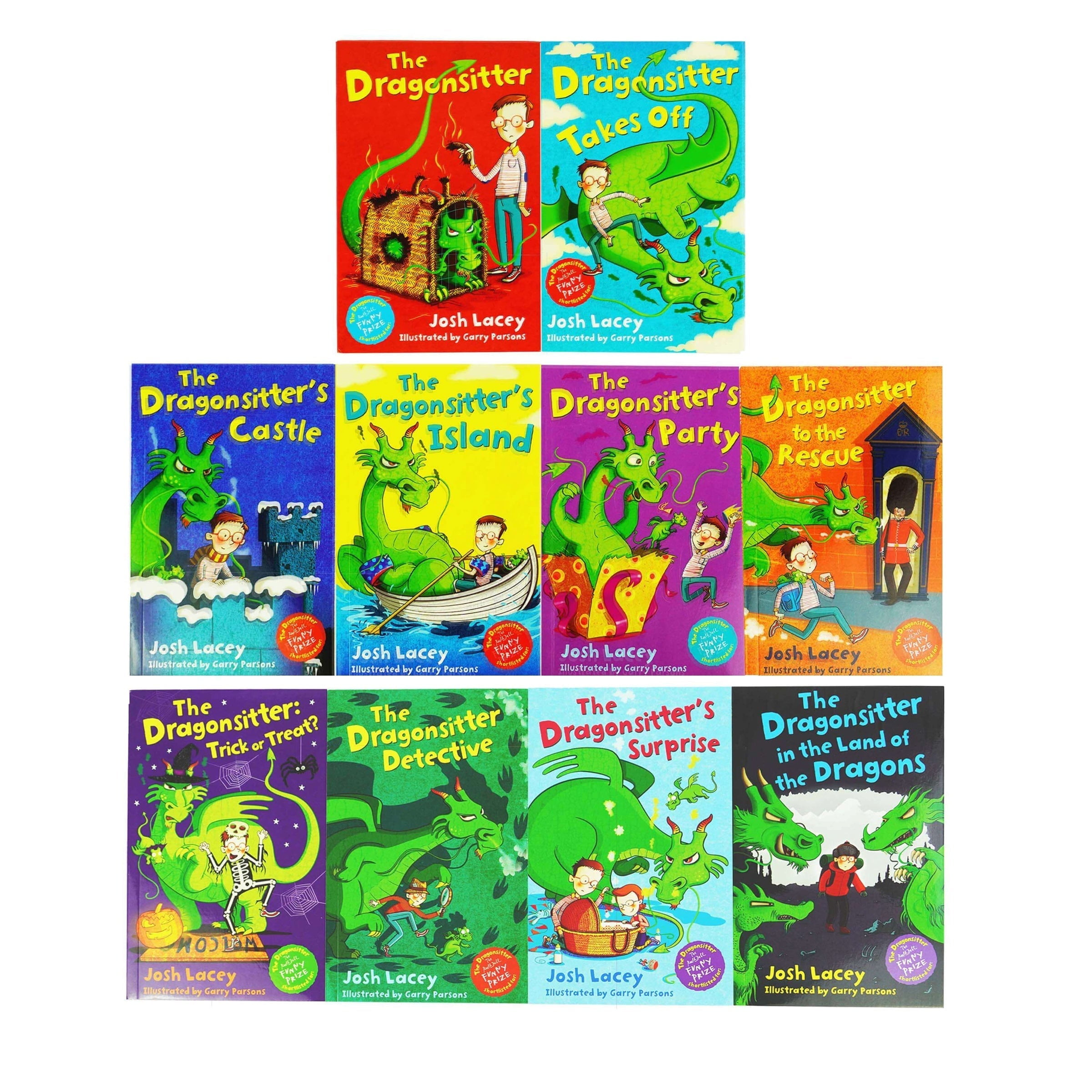 The Dragonsitter Series Collection 10 Books Set by Josh Lacey (The ...