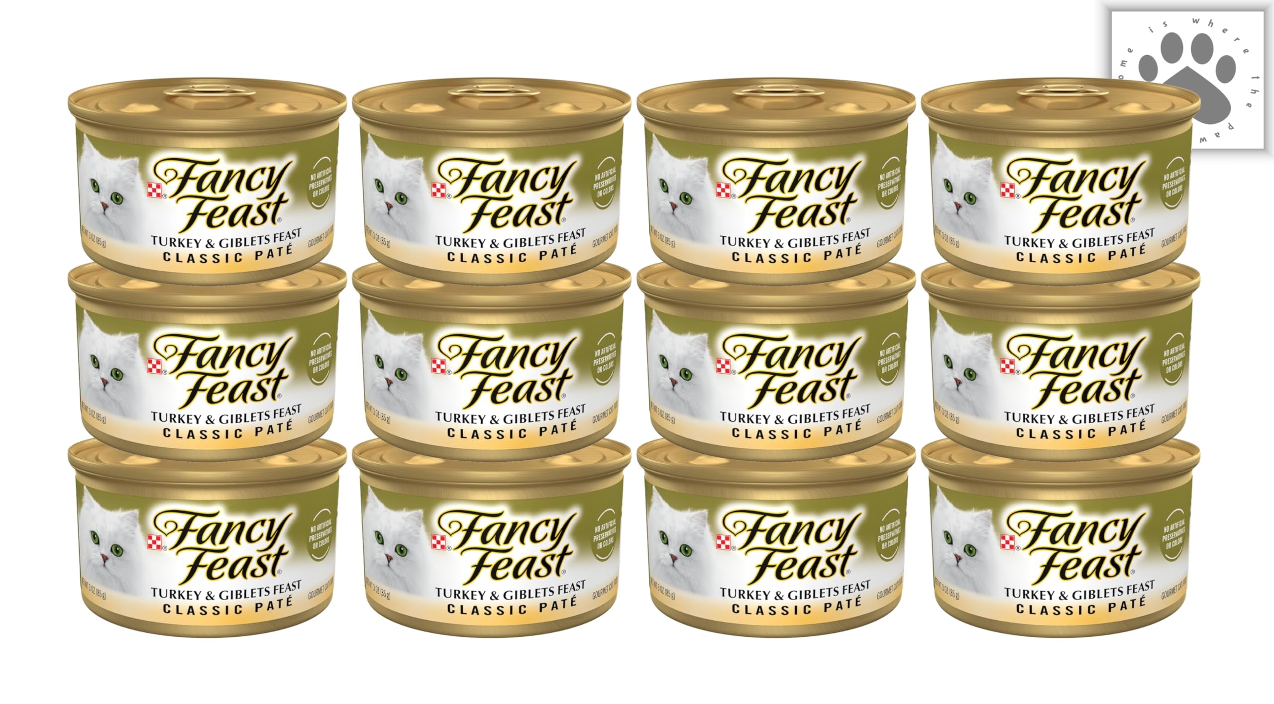 The Drayce Place Gourmet Wet Cat Food Classic Pate Feasts, 12 cans ...