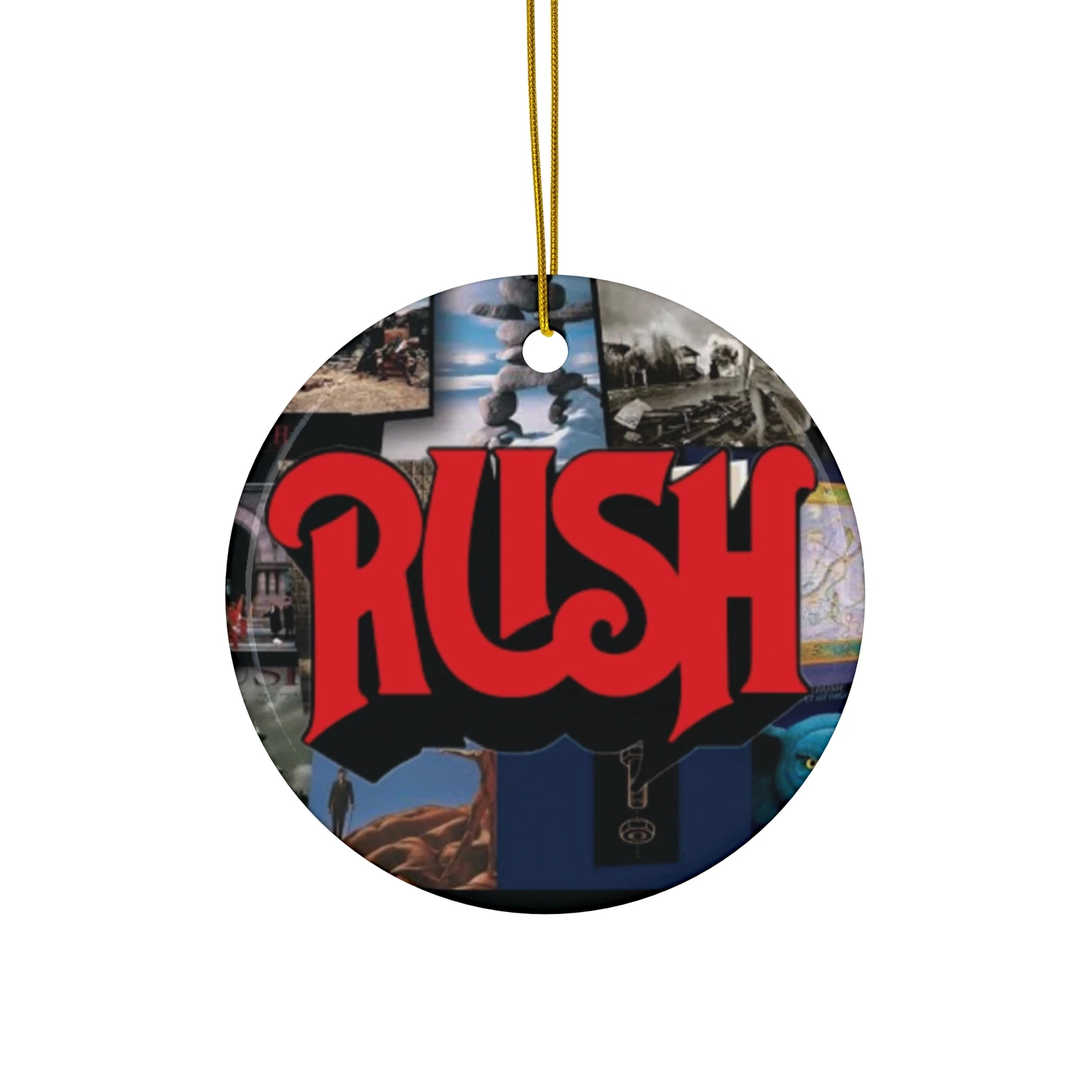 The Dreamy Den Ceramic Ornament, 70s Music Lover Rush Band Starman ...
