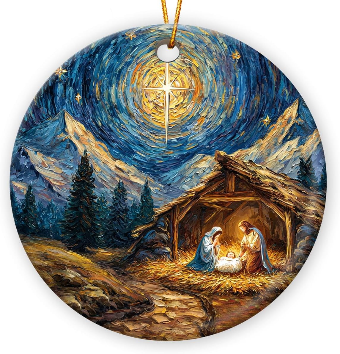 The Dreamy Den Nativity Ornament, 5PCS - Walmart.com