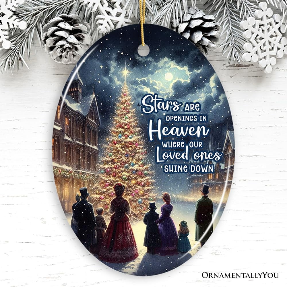The Dreamy Den Stars Are Openings In Heaven Ornament, Victorian Xmas ...